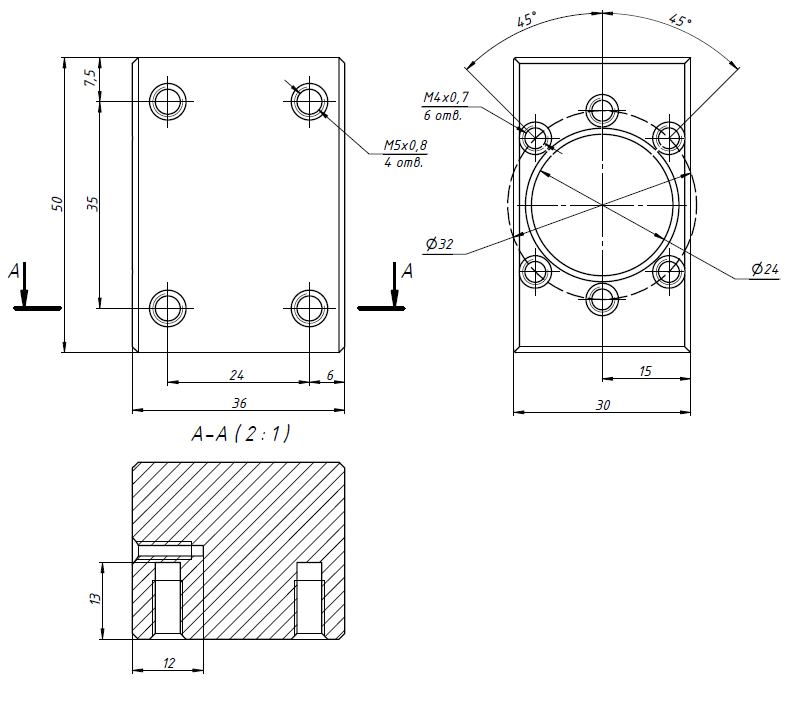 Модуль крепления гайки DSG12H 24mm - купить в интернет-магазине cnc ...